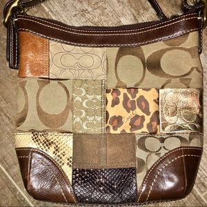 Coach | Bags | Coach Holiday Patchwork Collection Bag F7731497 | Poshmark